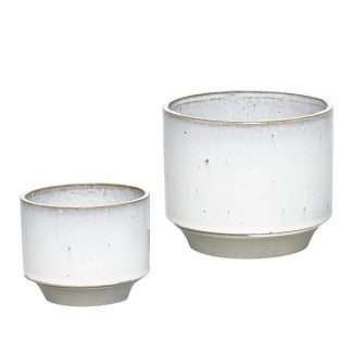 Grey Glazed Pots - Plant and Pot NZ